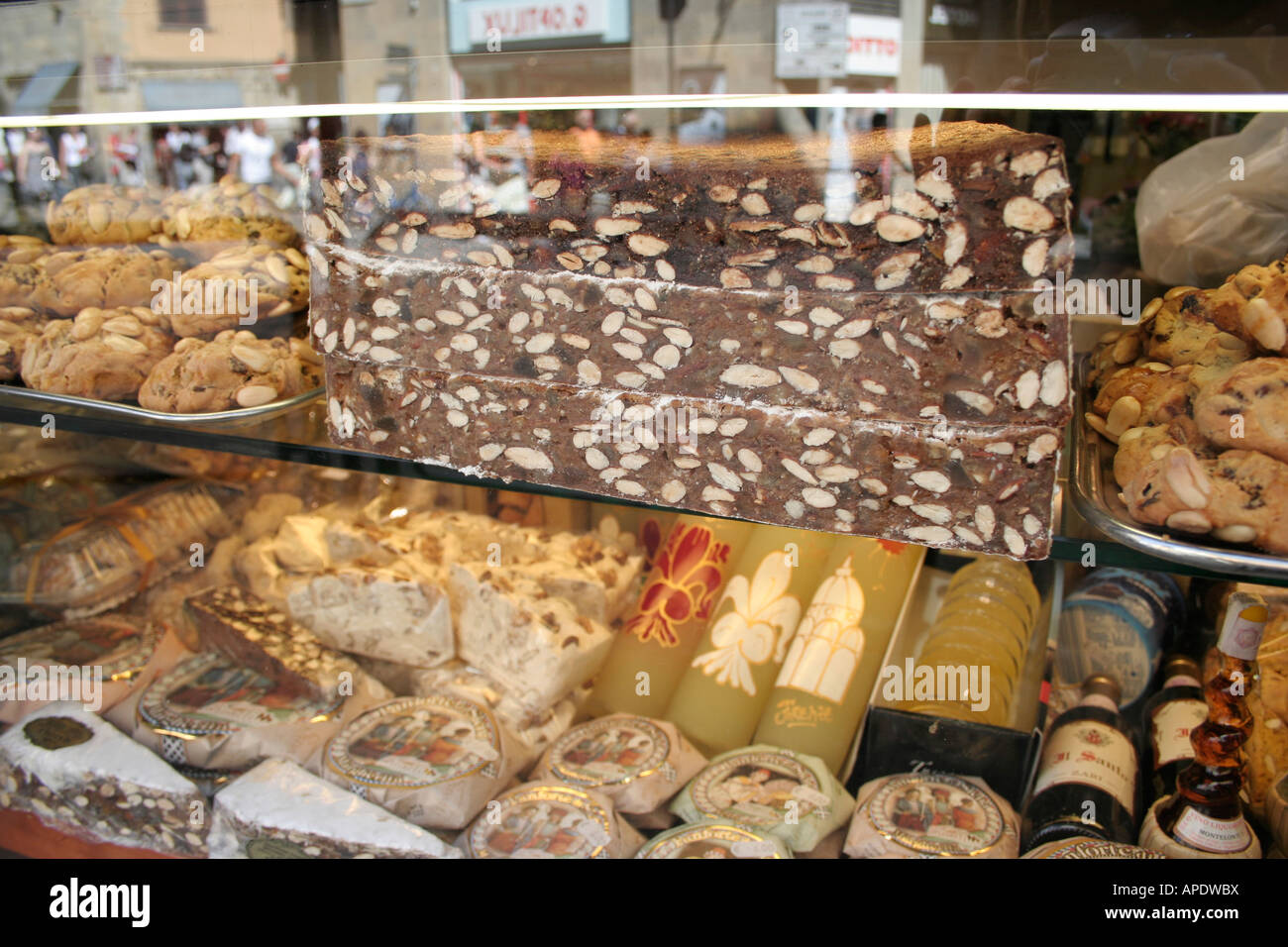 Looking through display window of a sweets shop in Venice Stock Photo ...