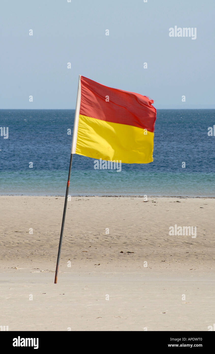 Swimming safety flag Stock Photo - Alamy