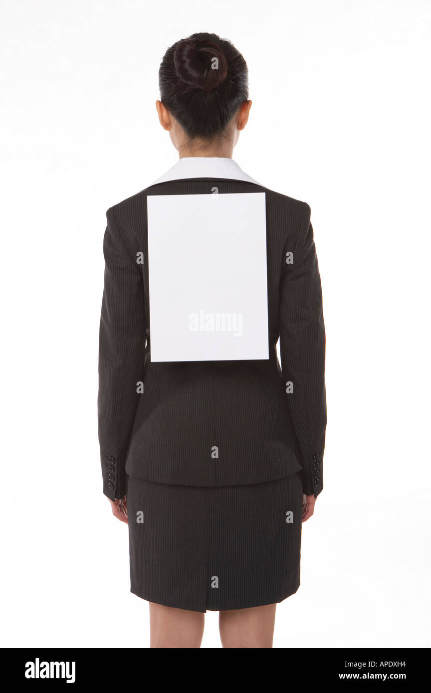 Lady wearing black suit Cut Out Stock Images & Pictures - Alamy