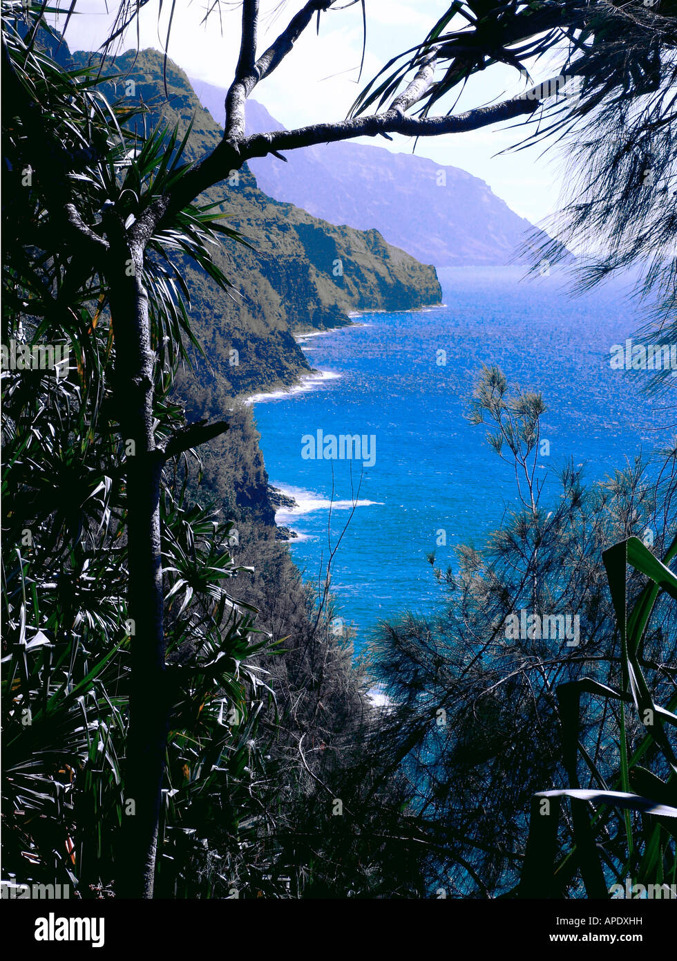 Na Pali cost line, Kauai, Hawaii Stock Photo - Alamy