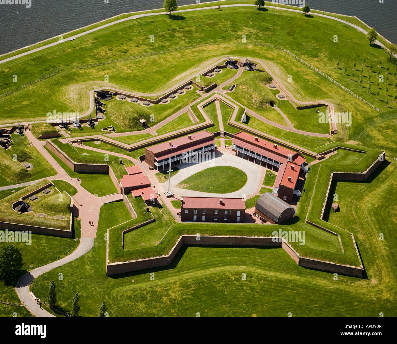 Fort mchenry aerial hi-res stock photography and images - Alamy