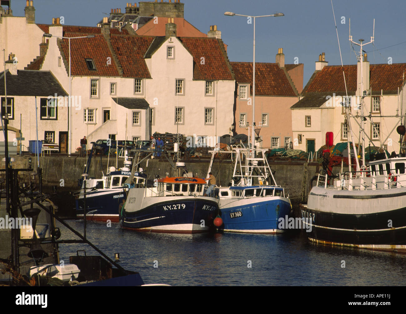 Pittenweem Harbour, Fife, Scotland Stock Photo - Alamy