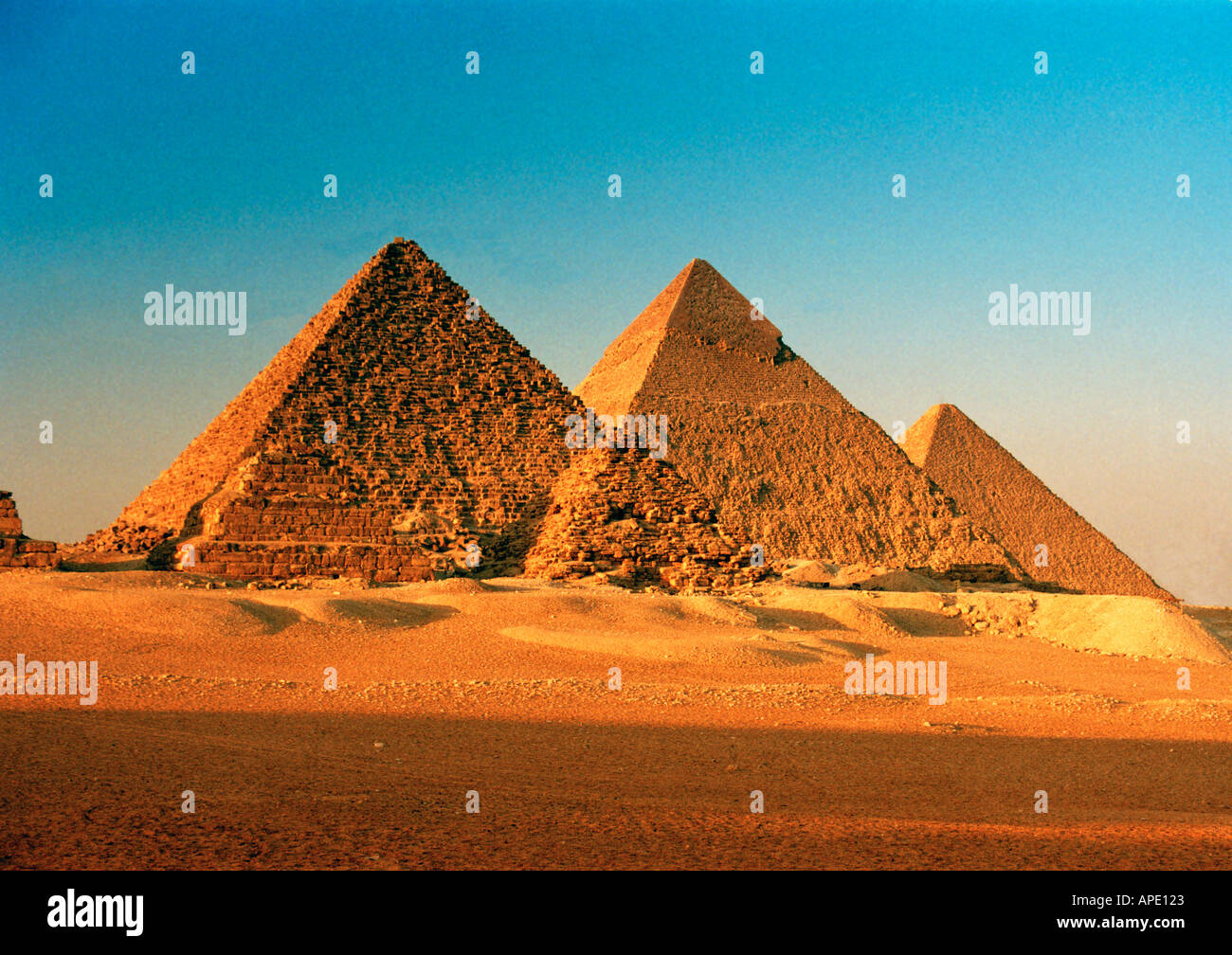 Egypt, Cario, The Great Pyramids of Giza Stock Photo - Alamy