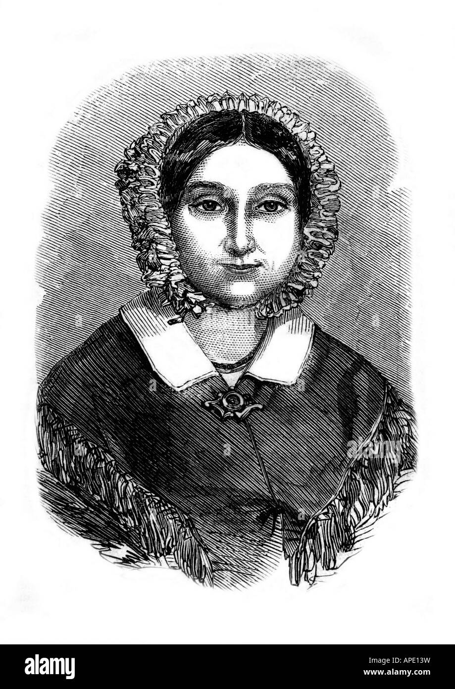Pfeiffer, Ida, 14. 10.1797 - 27.10.1858, austrian traveller, portrait ...