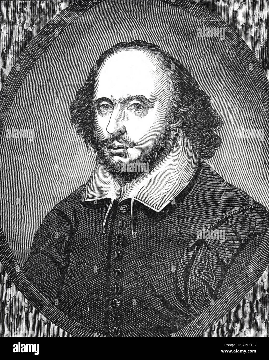 William shakespeare engraving hi-res stock photography and images - Alamy