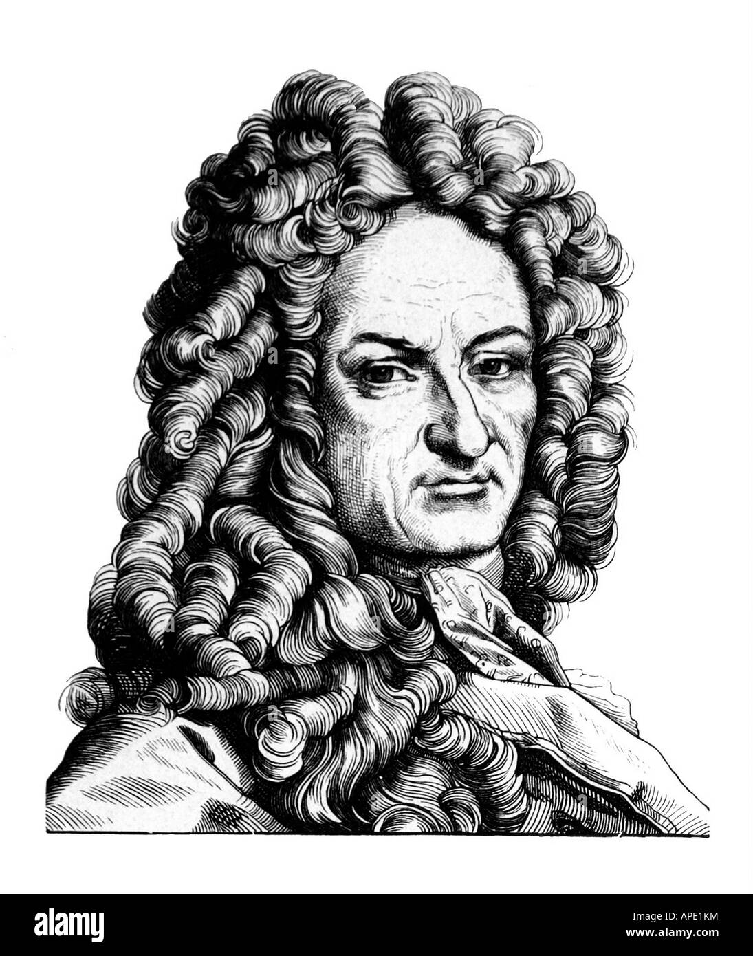 Leibniz, Gottfried Wilhelm, 1.7.1646 - 14.11.1716, German polymath ...