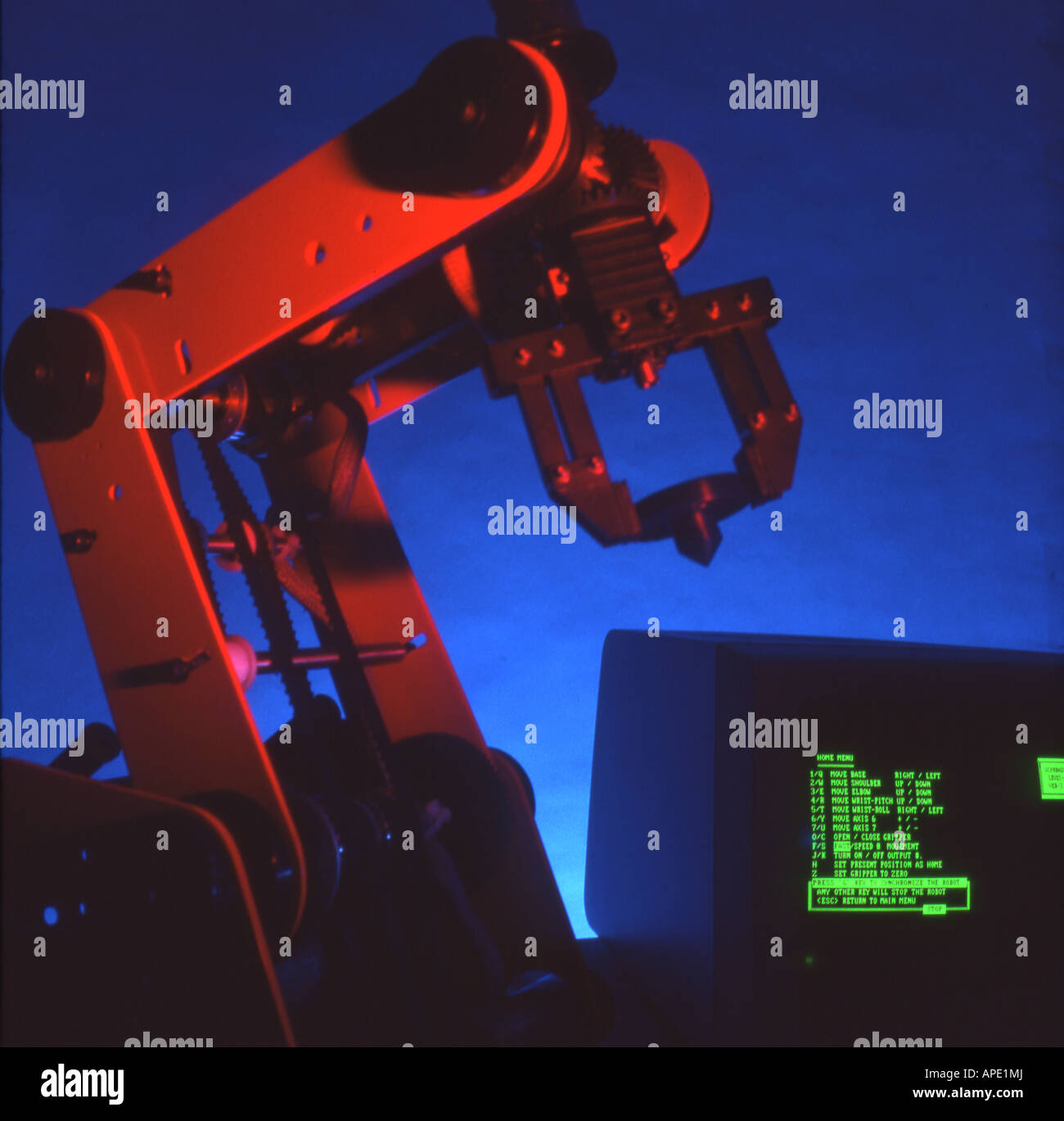 Computer driven robot Stock Photo - Alamy