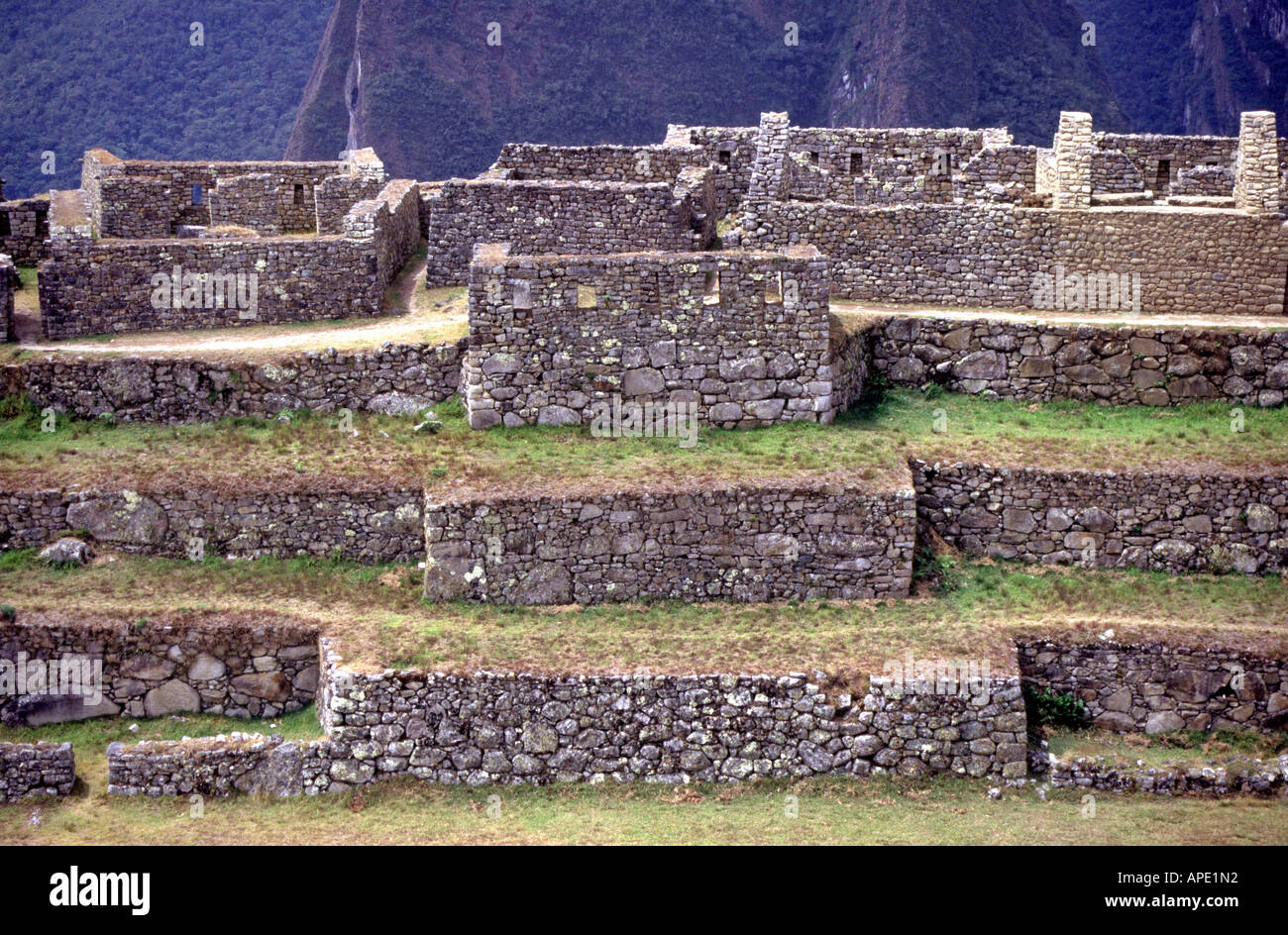 The lost Inca city of Machu Picchu in Peru Stock Photo - Alamy