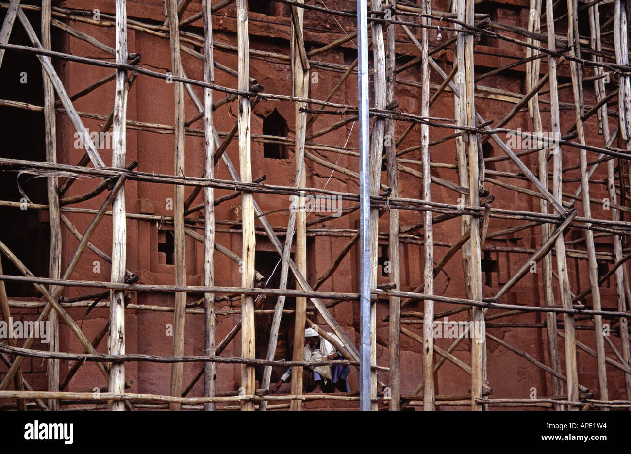 Scaffolding in ethiopia africa hi-res stock photography and images - Alamy