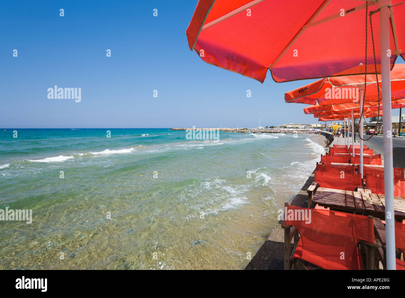Seafront bar kato gouves north hi-res stock photography and images - Alamy