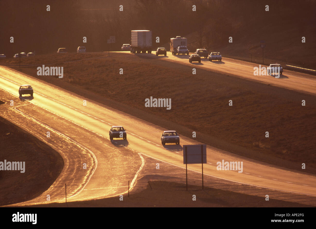 Travelling us highways hi-res stock photography and images - Alamy