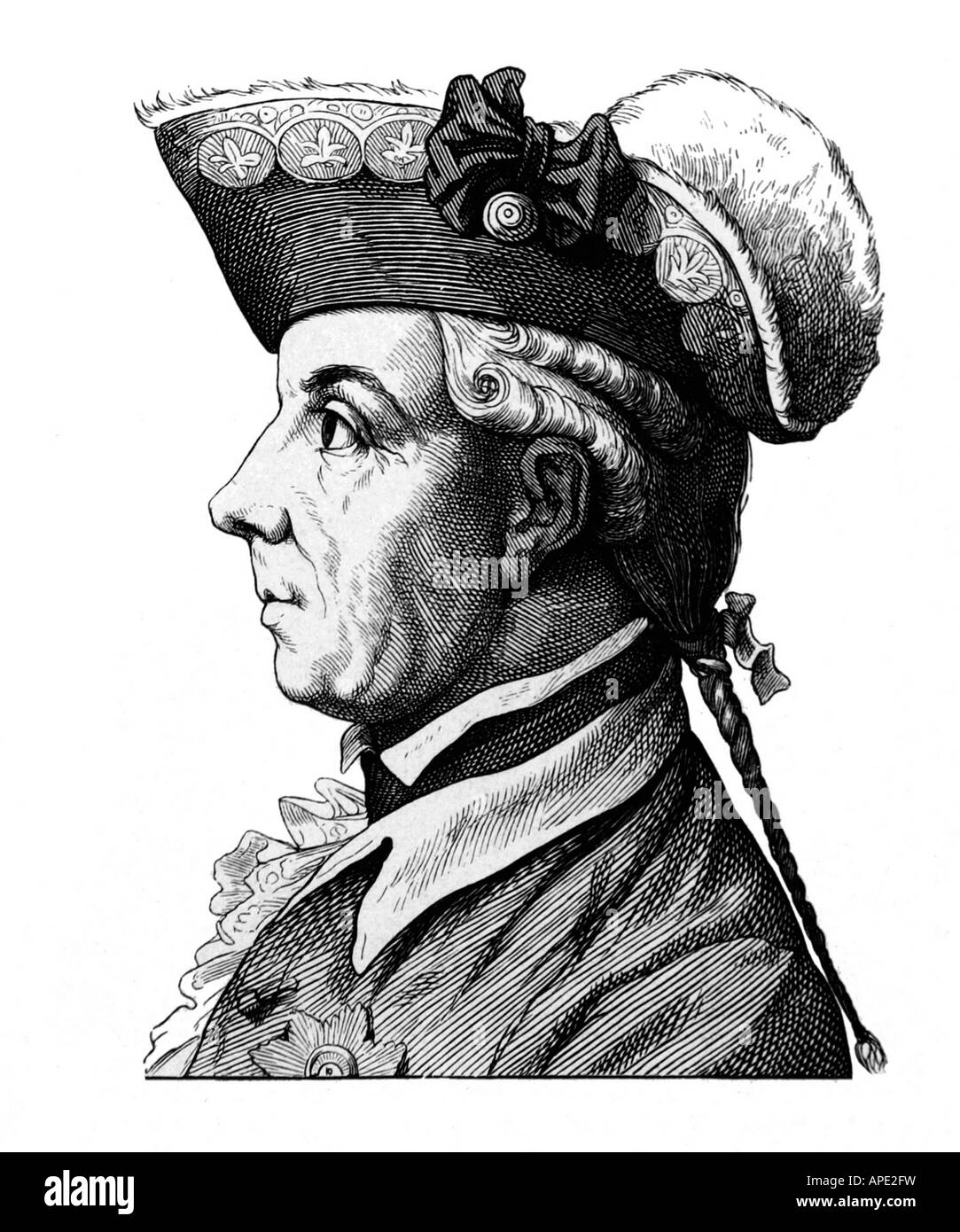 Henry Louis, 18.1.1726 - 3.8.1802, Prinve of Prussia, Prussian General ...