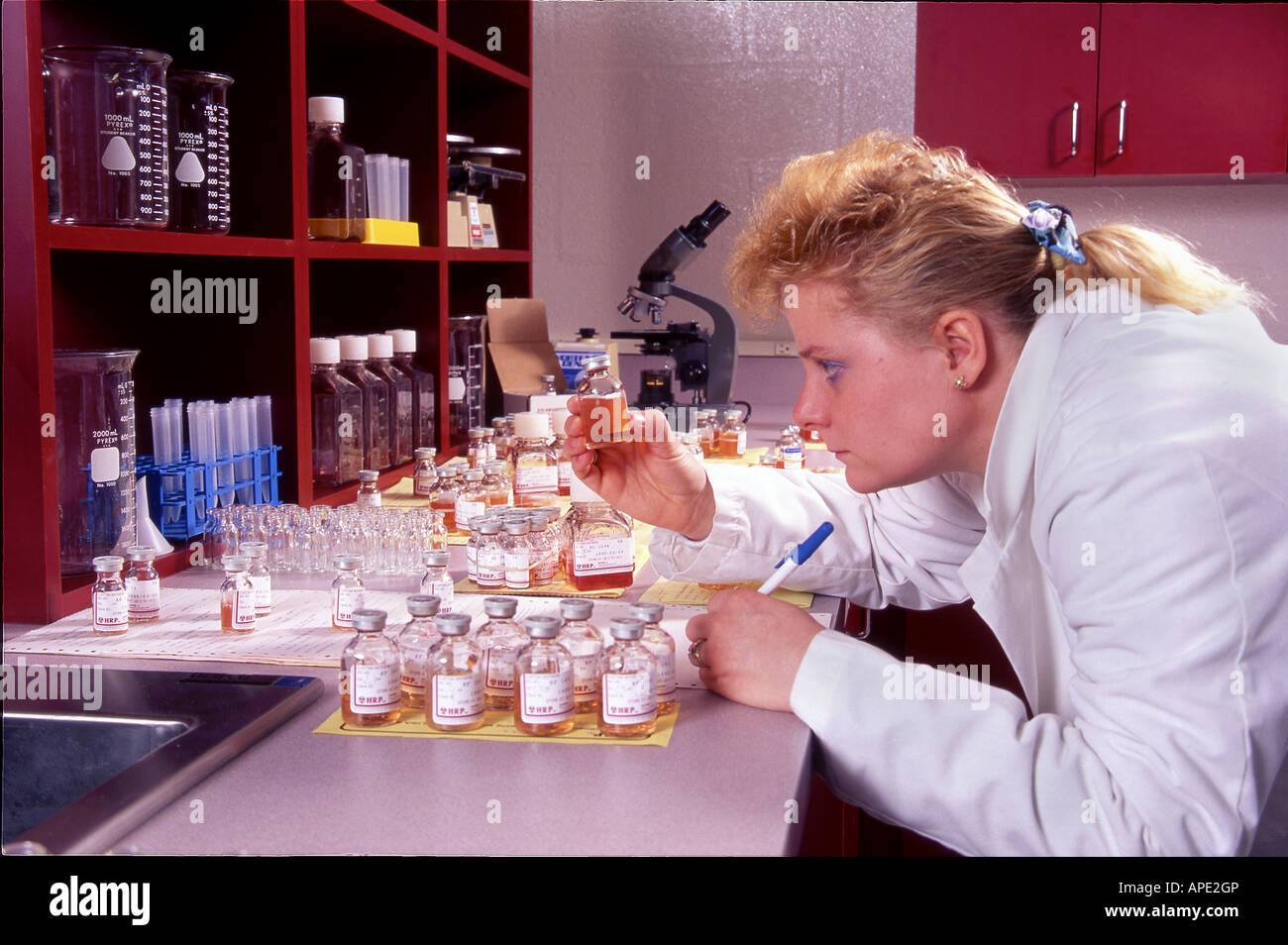 Containers examine hi-res stock photography and images - Alamy