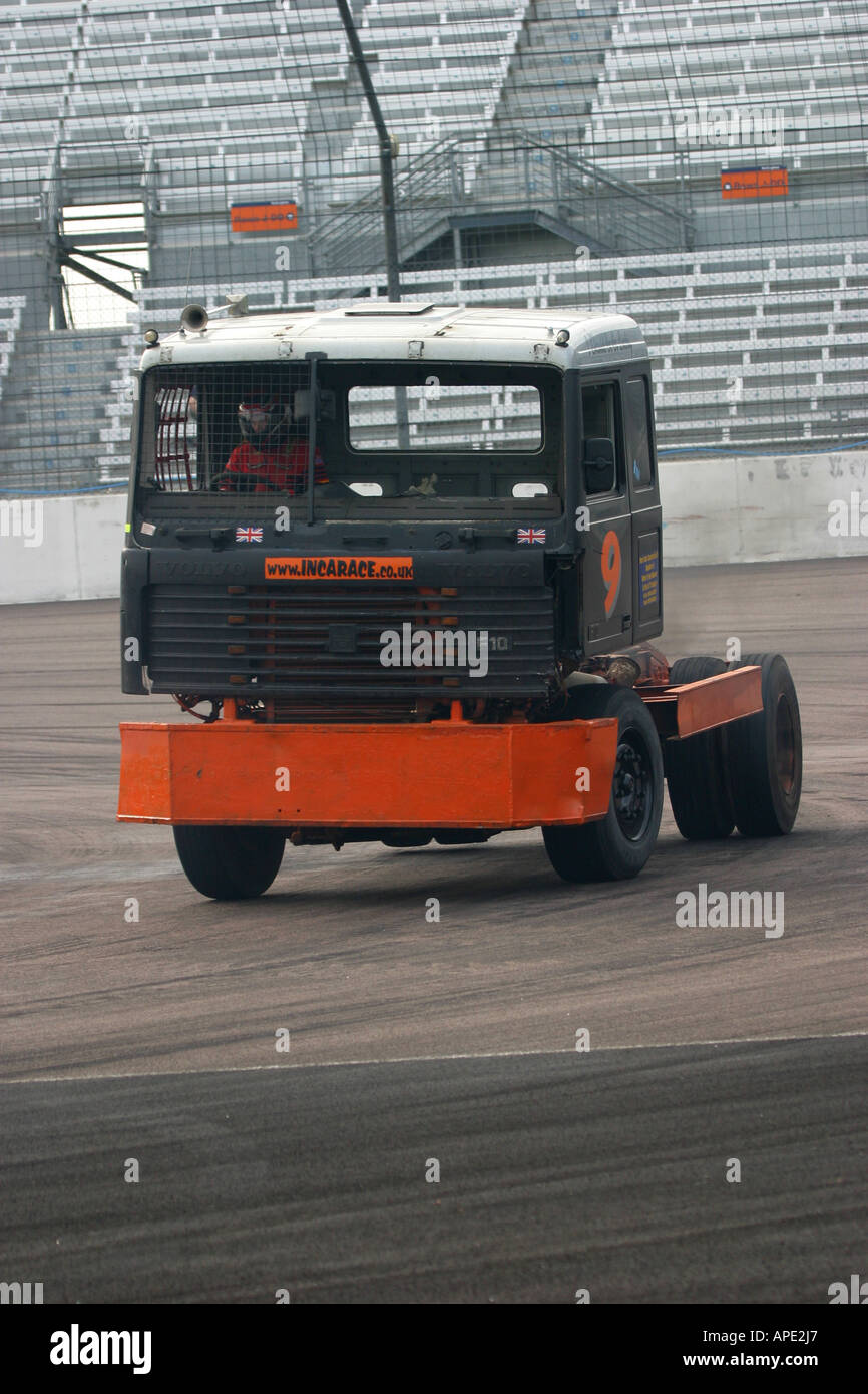 Big Rig Truck Racing Stock Photo - Alamy