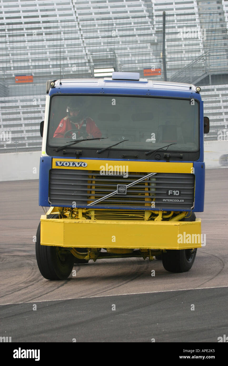 Big Rig Truck Racing Stock Photo - Alamy