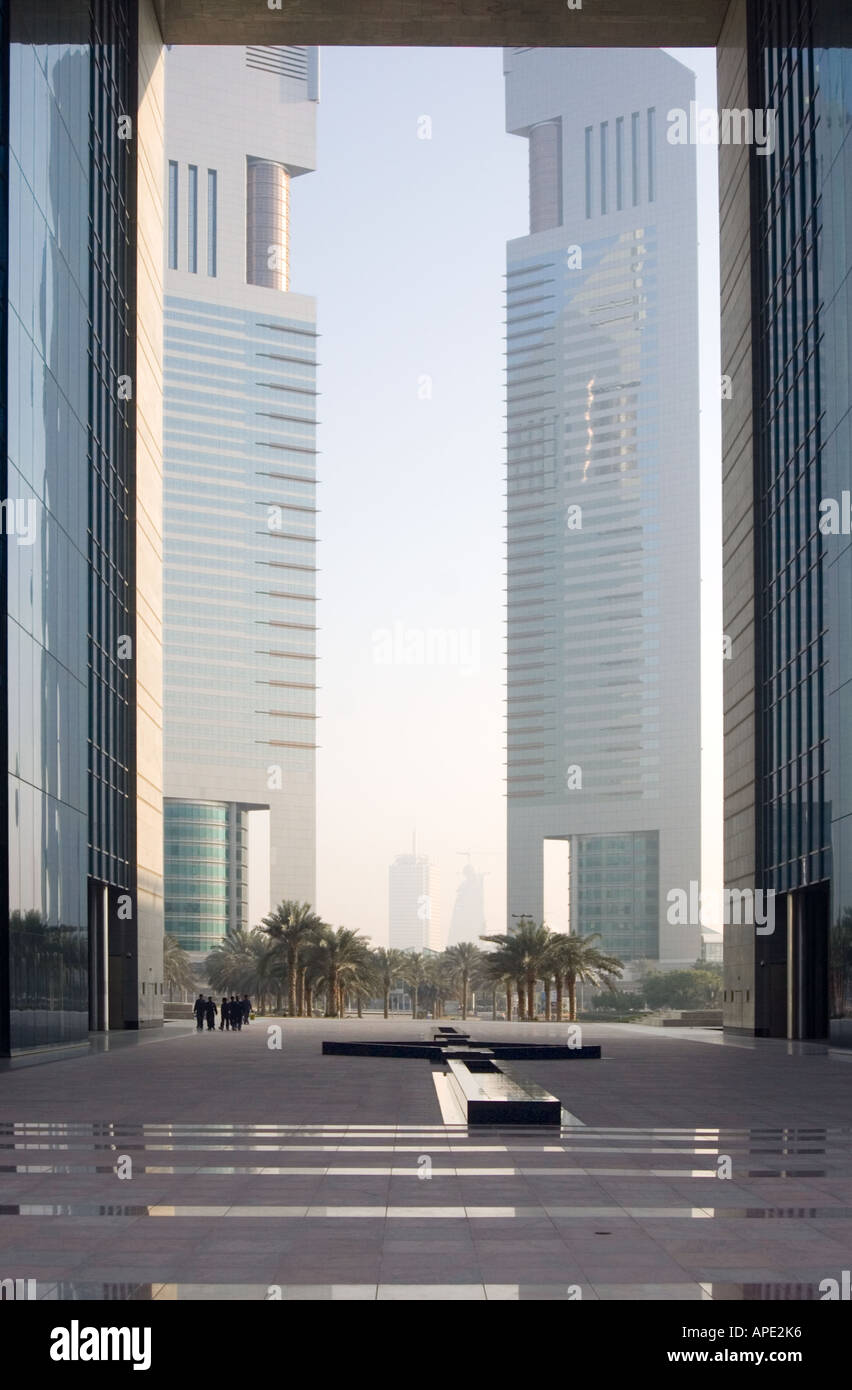 Dubai business central towers hi-res stock photography and images - Alamy