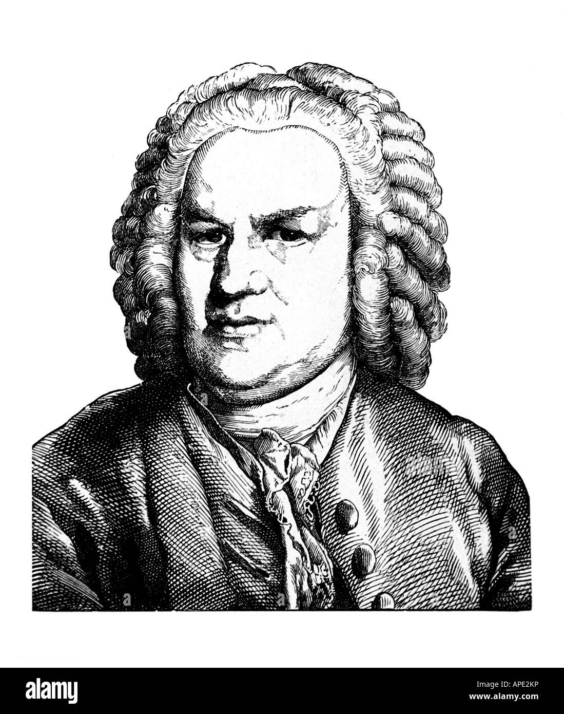Johann sebastian bach portrait hi-res stock photography and images - Alamy