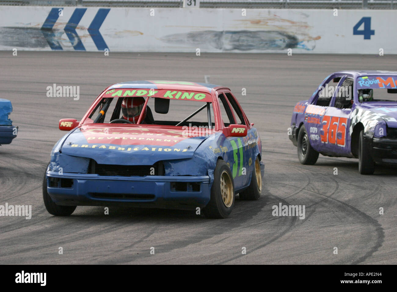 Lightning Rod Race Cars Stock Photo - Alamy
