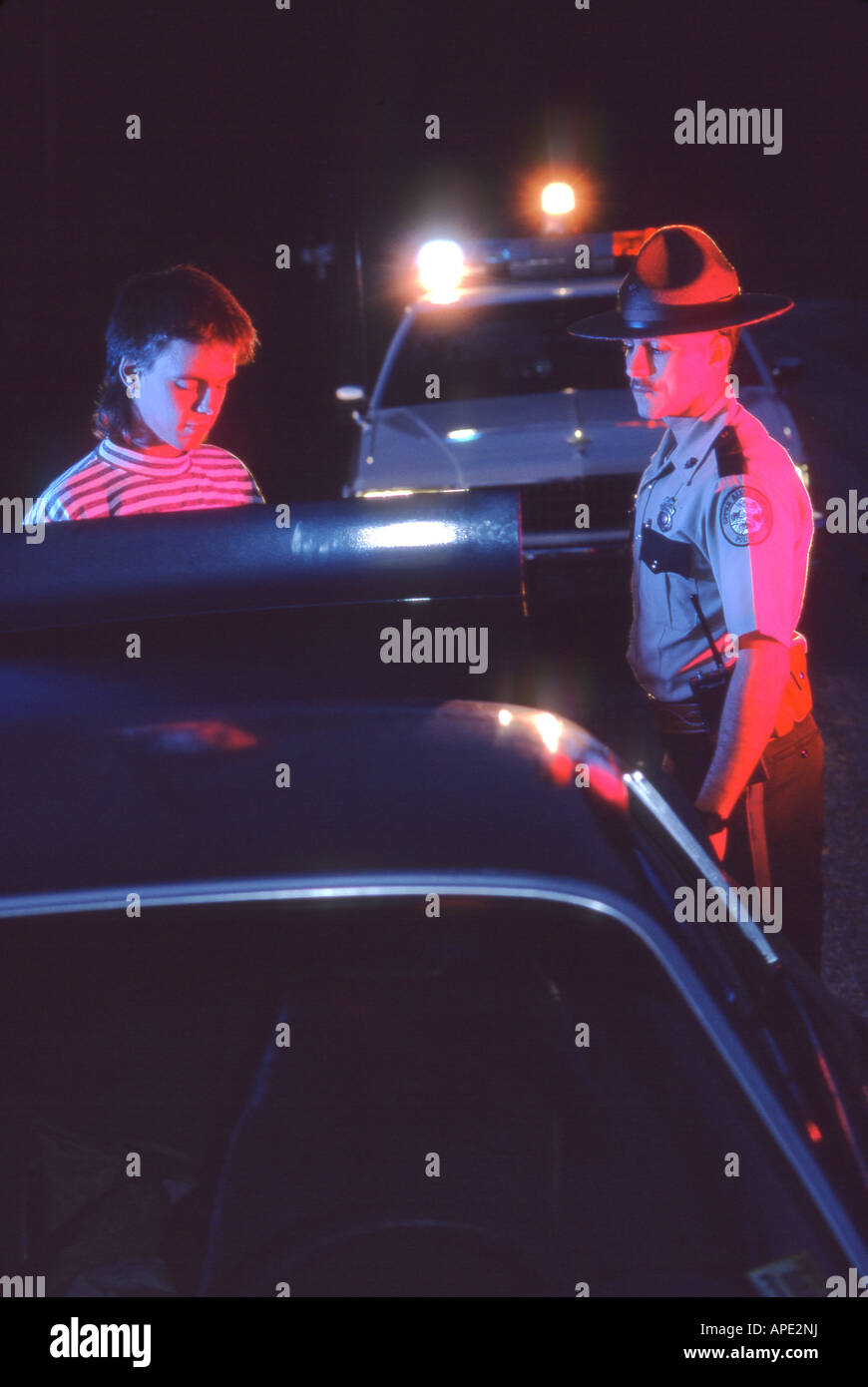 Police cop teenager hi-res stock photography and images - Alamy