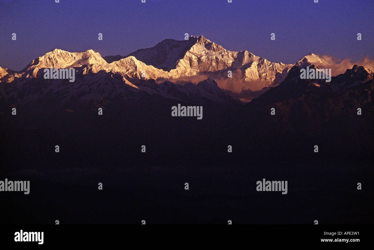 Kanchenjunga from tiger hill hi-res stock photography and images - Alamy