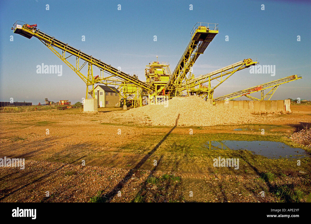 Stone Crushing Plant Kent England UK Stock Photo - Alamy