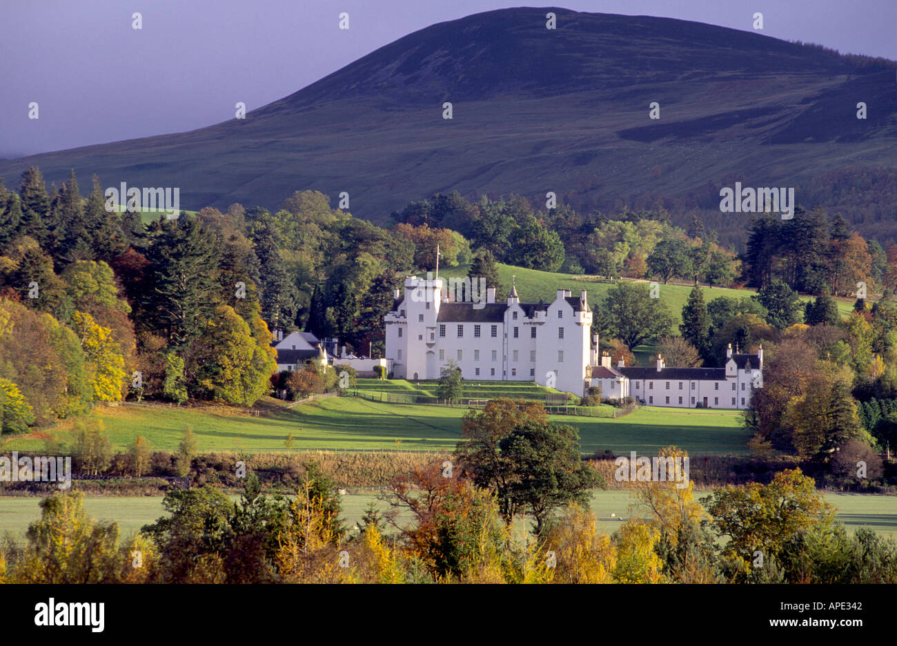 Blair Castle Perthshire Scotland UK GPL 1009 Stock Photo - Alamy
