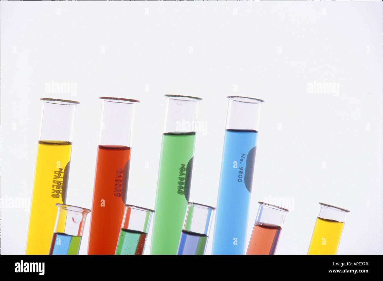 Test tubes stand in rack Stock Photo - Alamy