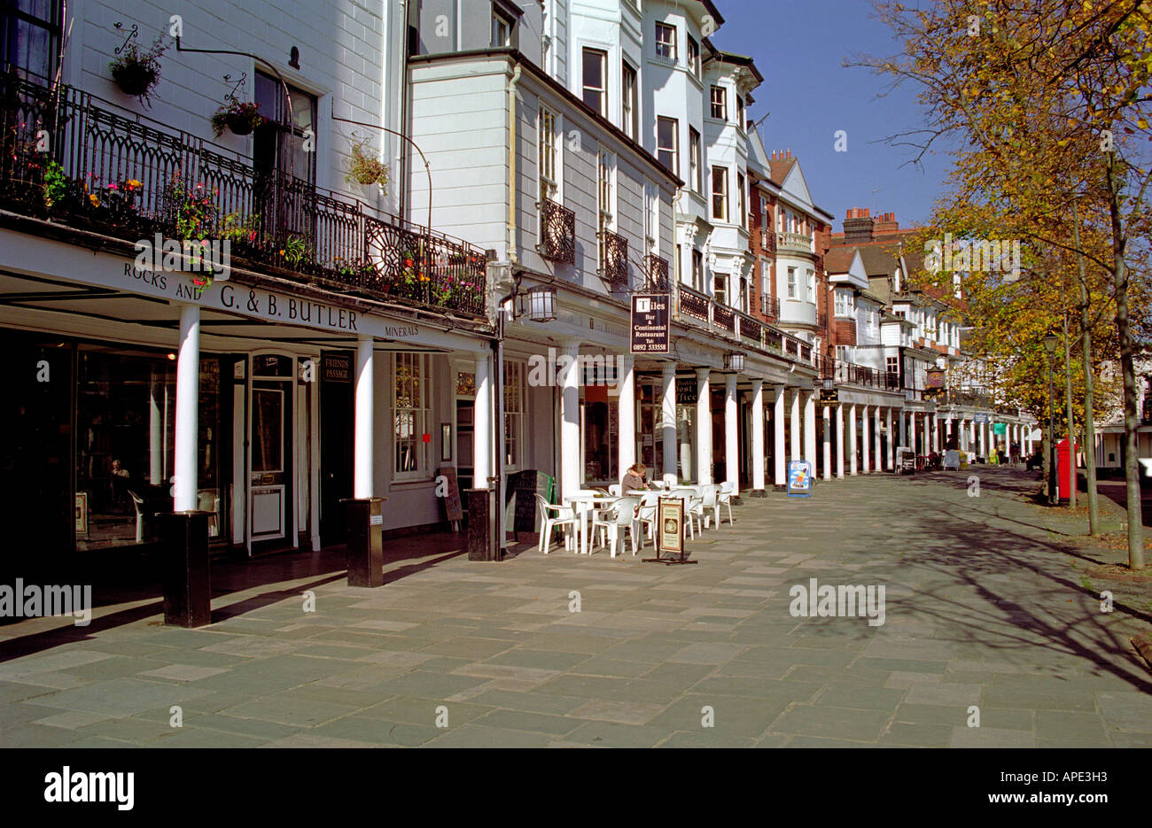 The Pantiles Royal Tunbridge Wells Kent England UK Stock Photo - Alamy