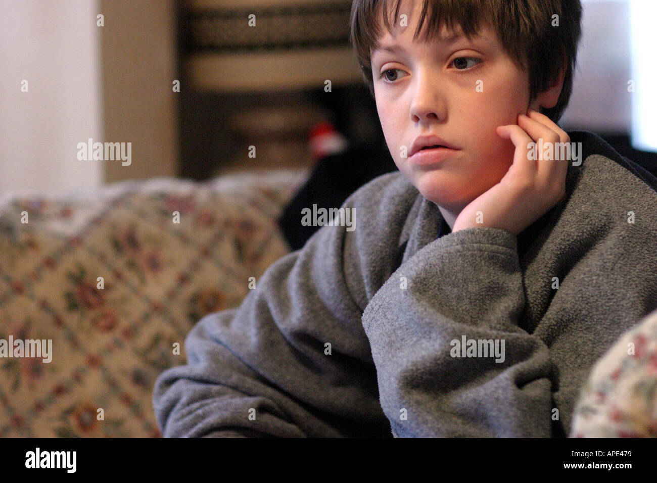 Autism teenager boy sad play unhappy autistic sp ecial needs hi-res ...