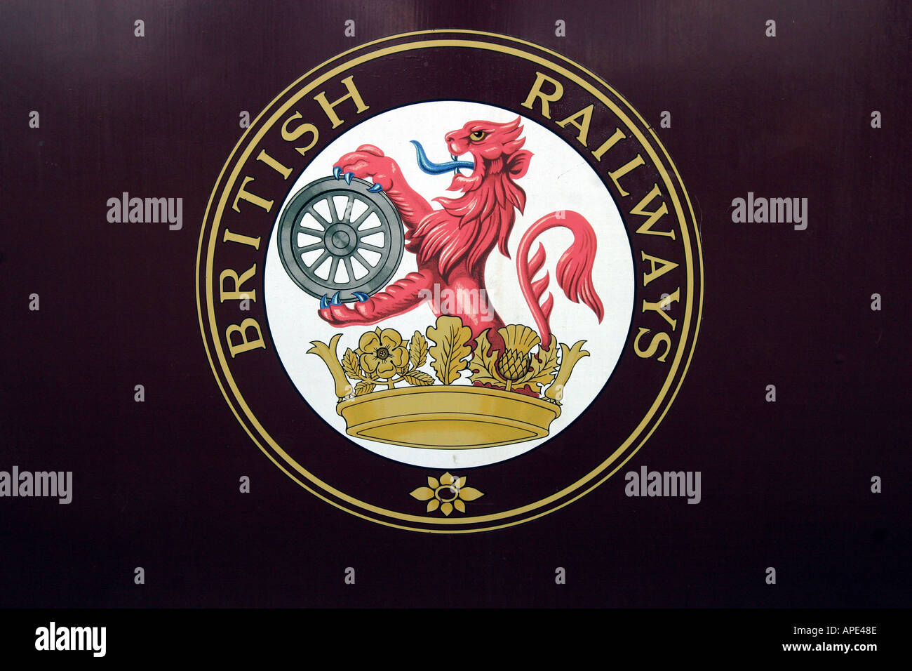 British Railways badge Stock Photo - Alamy