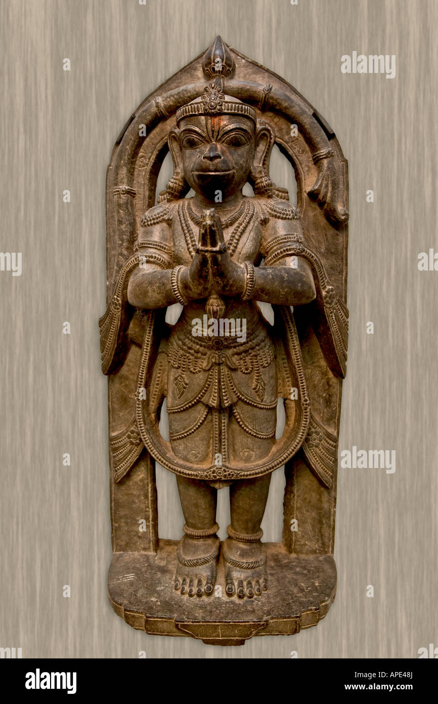 Statue of the monkey god Hanuman Stock Photo - Alamy
