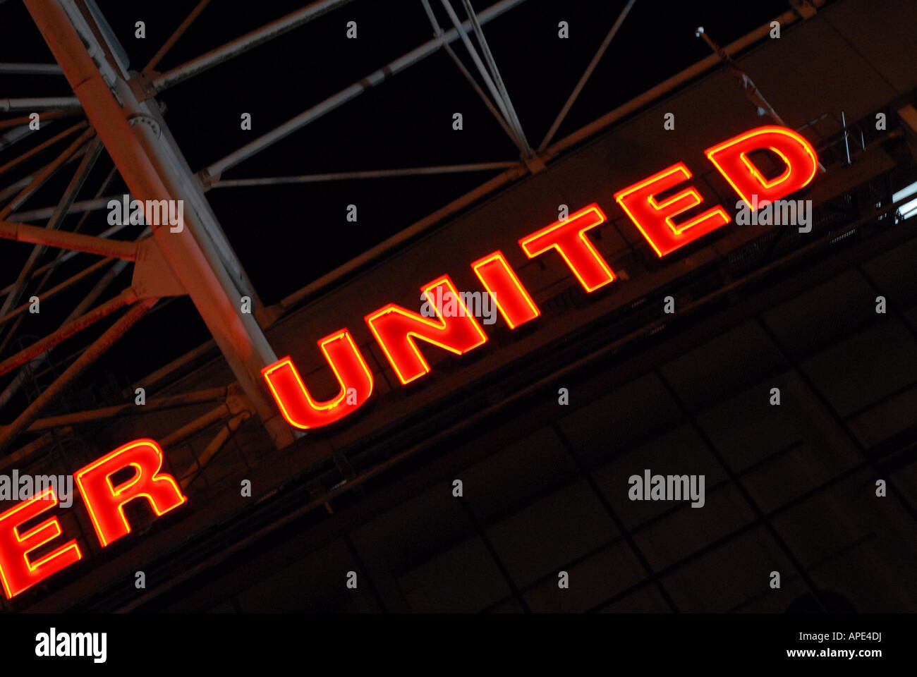 Manchester club neon hi-res stock photography and images - Alamy