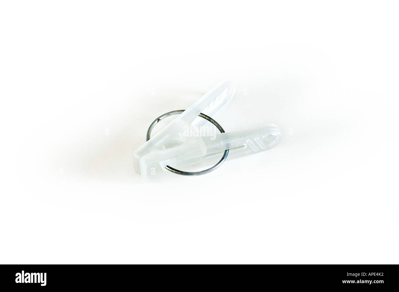 white peg on white surface Stock Photo - Alamy