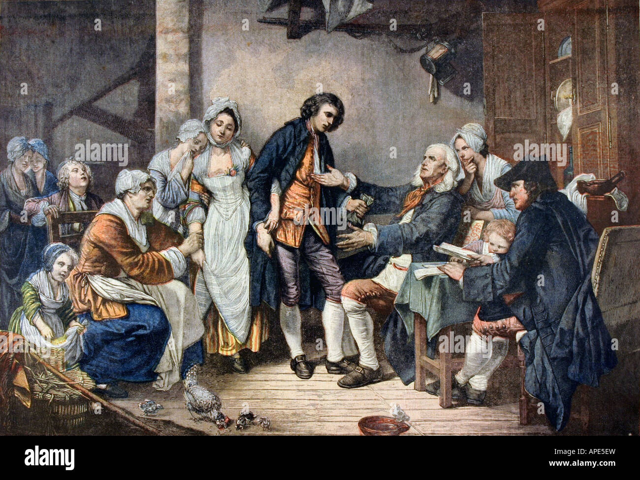 Greuze village bride hi-res stock photography and images - Alamy