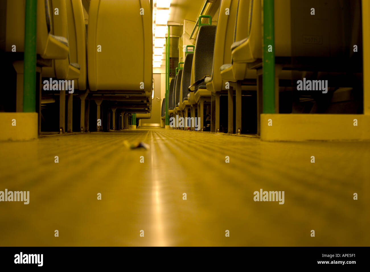 On the floor of a night train Stock Photo - Alamy