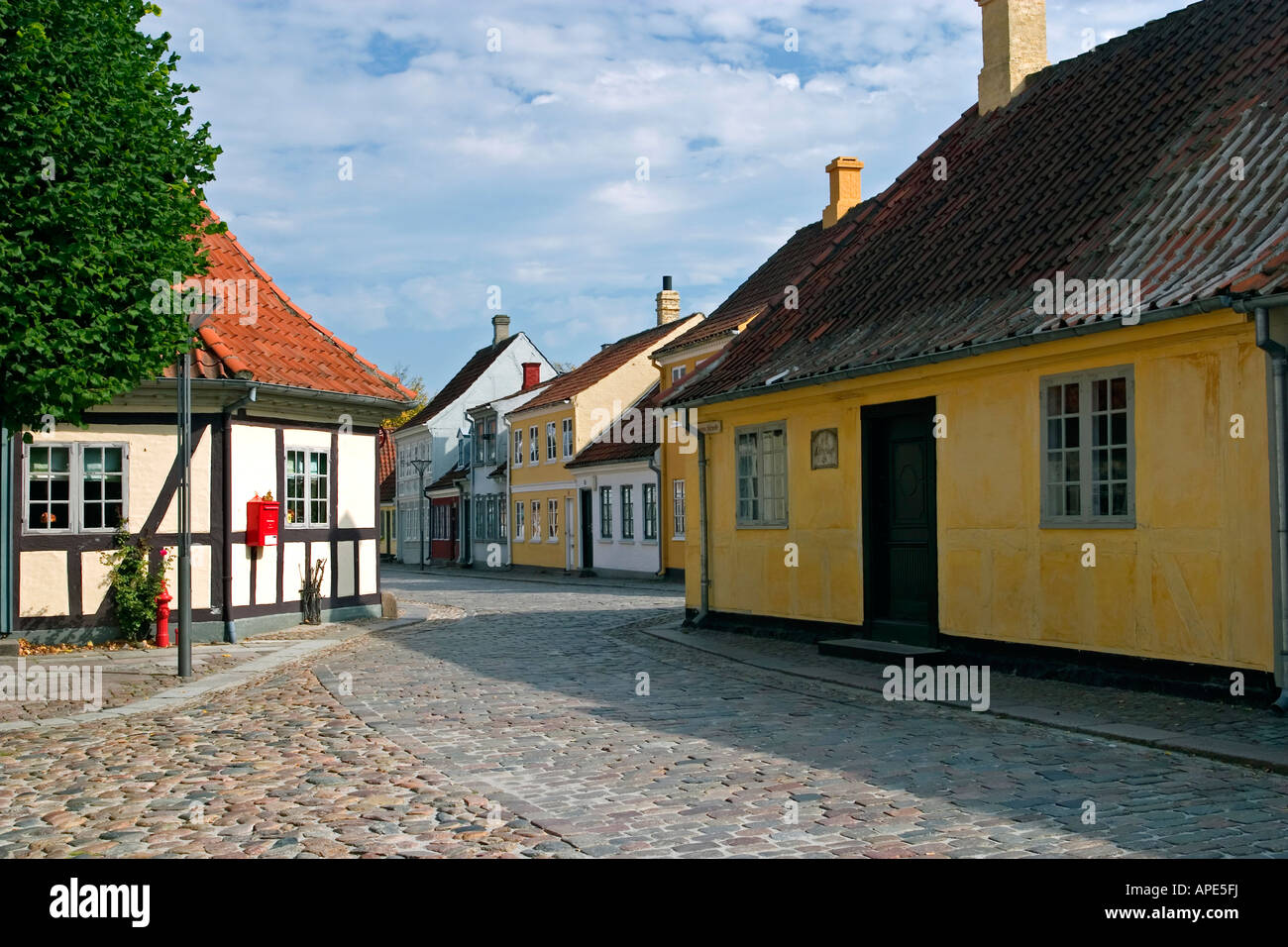 The birthplace of H C Andersen Hans Jensens Stræde (alley) Odense ...