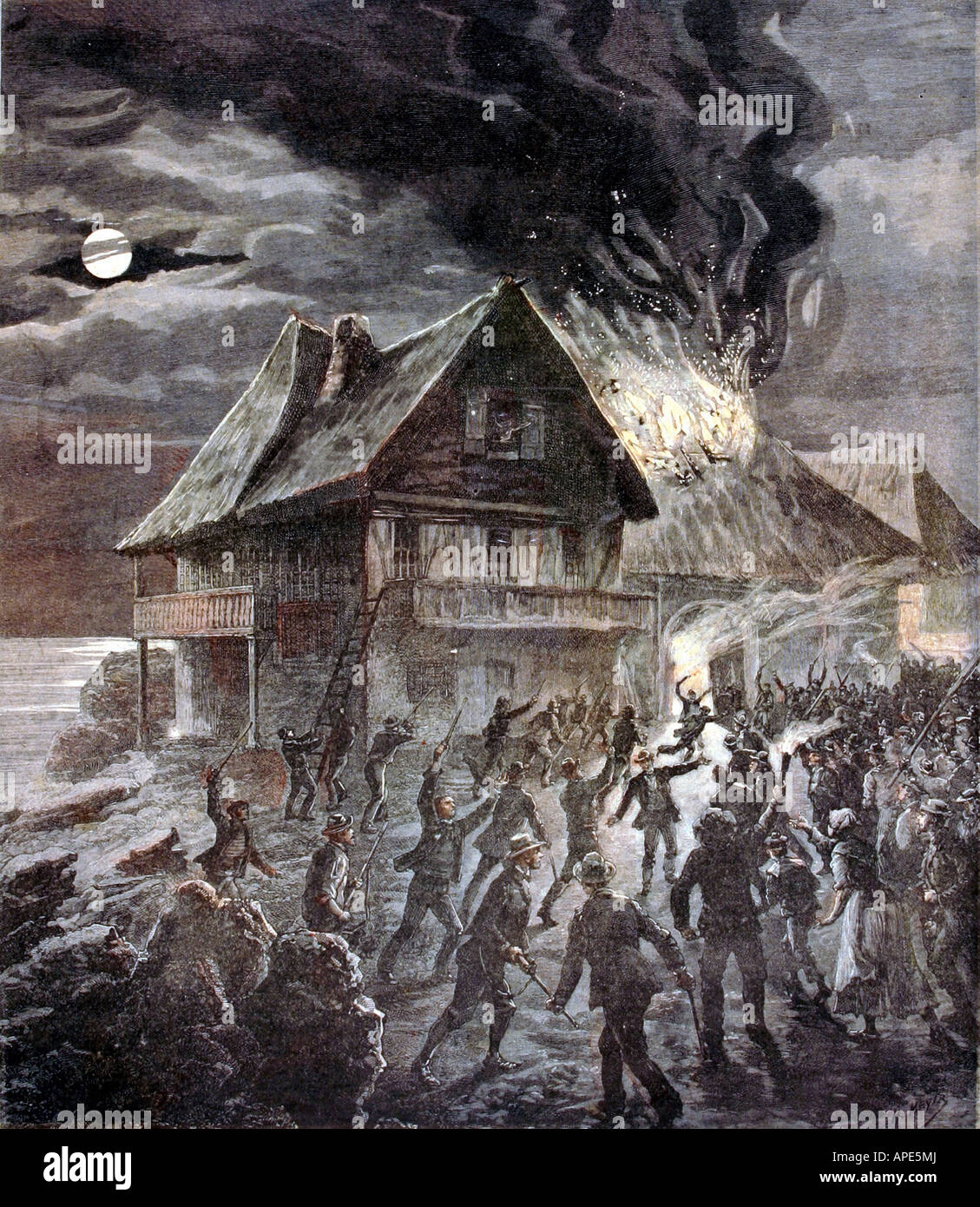 Great fire of 1892 hi-res stock photography and images - Alamy