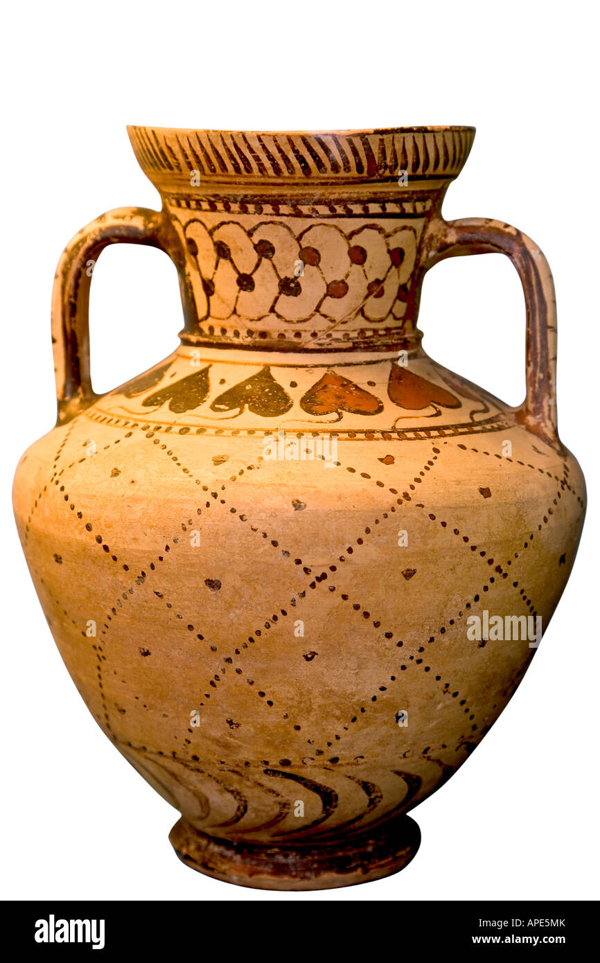 Pottery jar from Eastern Greece Stock Photo - Alamy
