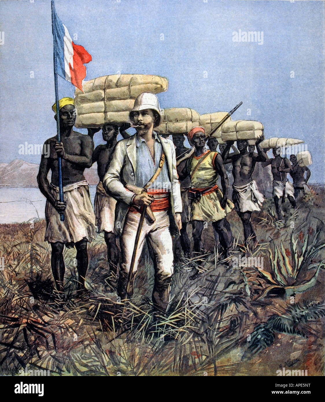 French colonialism africa hi-res stock photography and images - Alamy