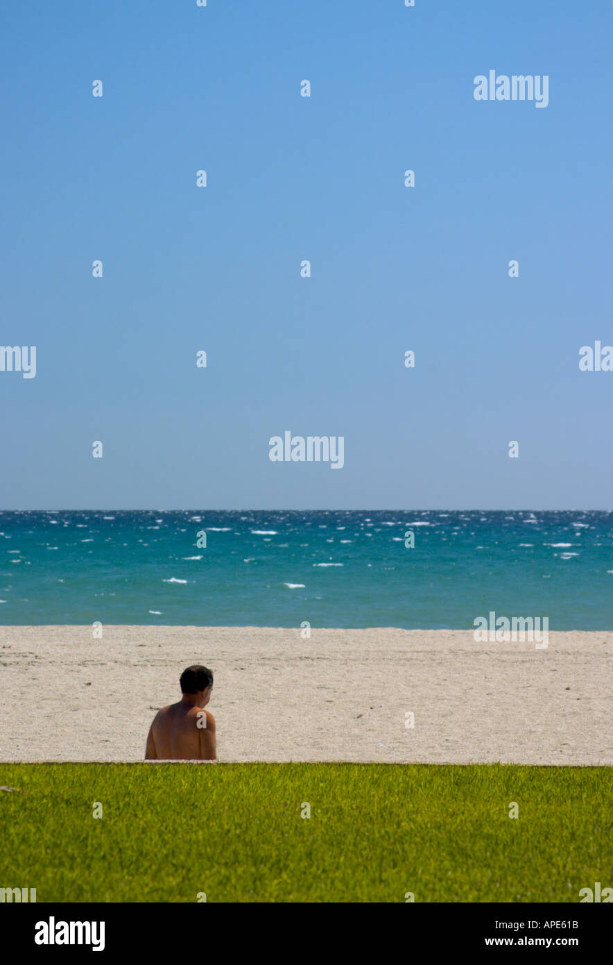 Individual sunbather hi-res stock photography and images - Alamy
