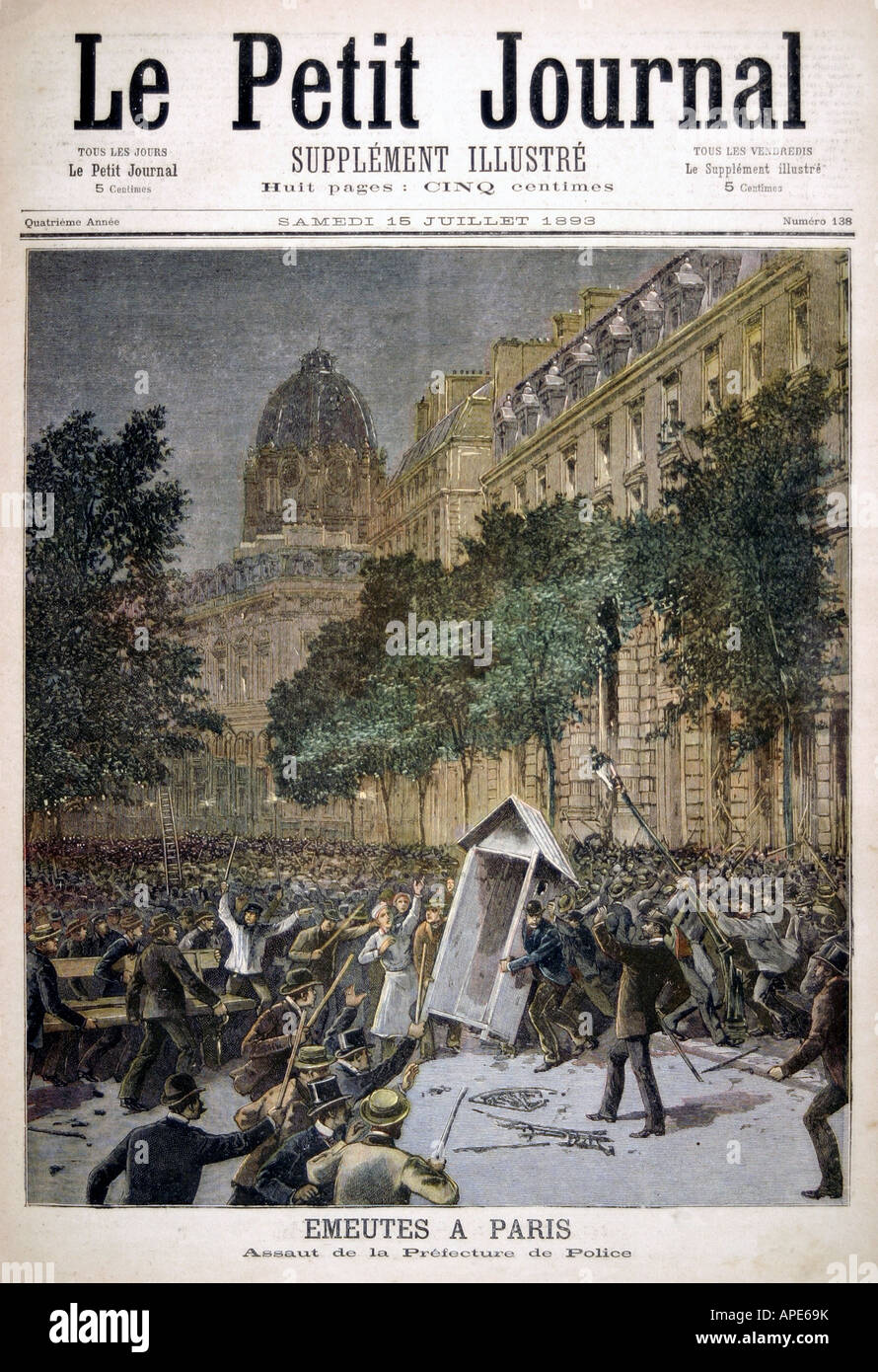 press/media, magazines, "Le Petit Journal", Paris, 4. volume, number ...