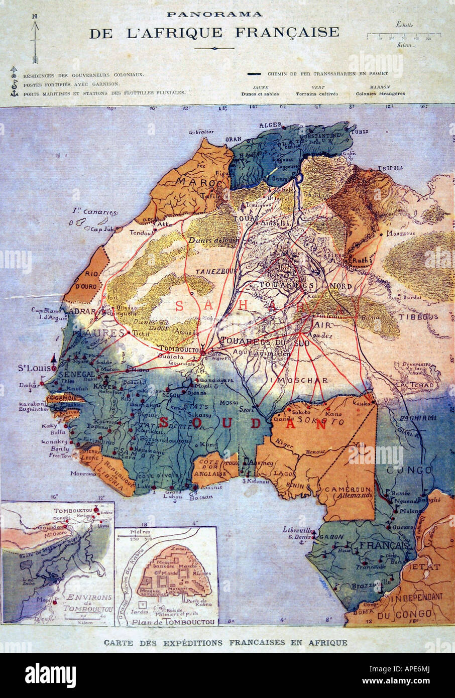 Map Of French Africa