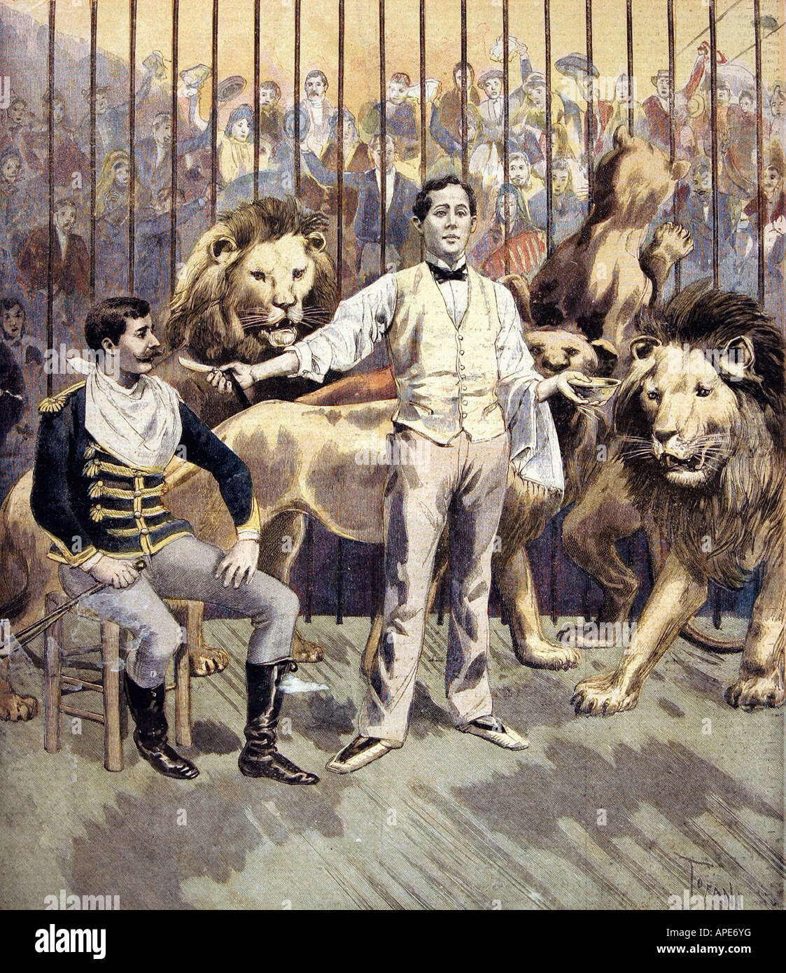 Vintage Circus Lion Tamer