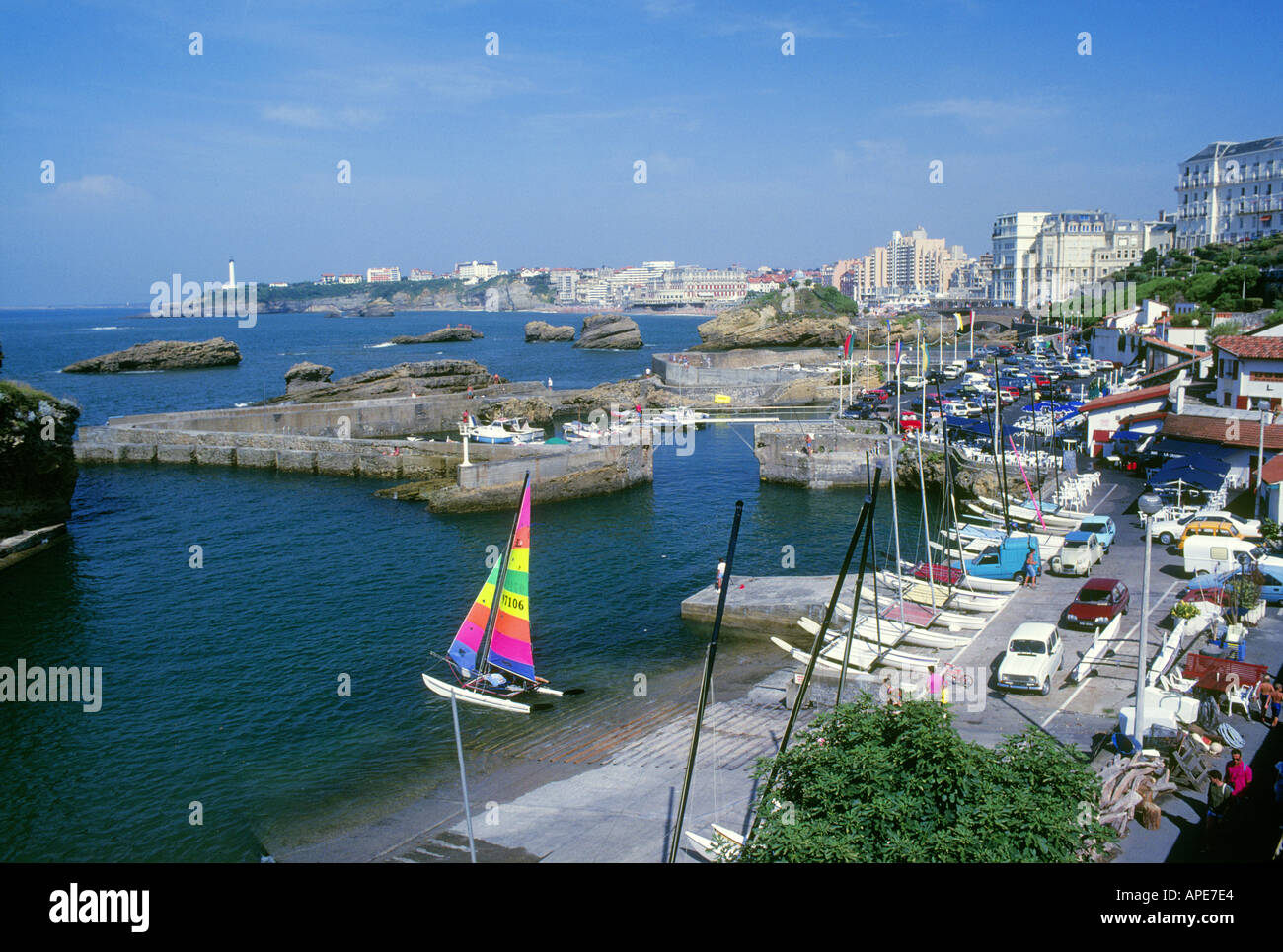 France famous beach resort Biarritz in Basque country Stock Photo - Alamy