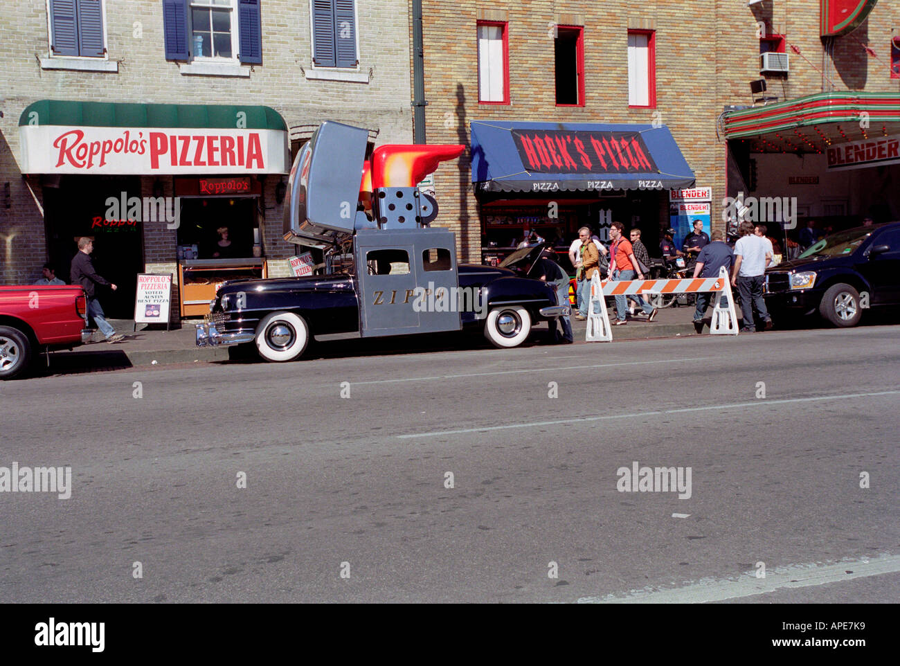 the ritz blender bar 6th street sxsw austin texas Stock Photo - Alamy