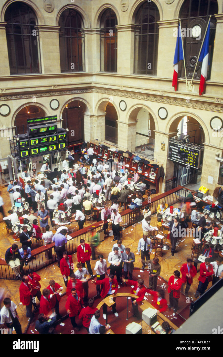France paris old stock exchange trading hi-res stock photography and ...