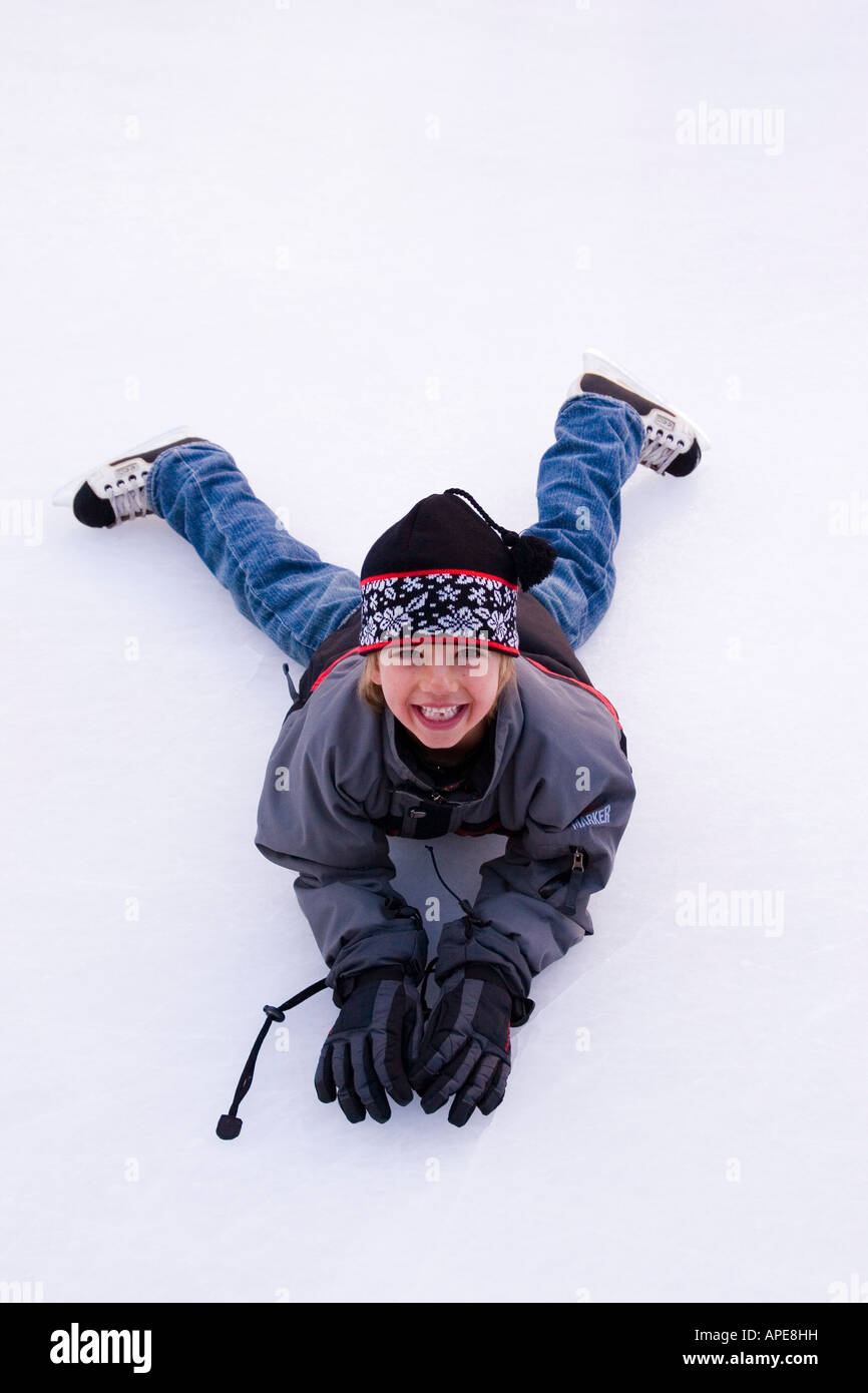 Ice skater falling hi-res stock photography and images - Alamy