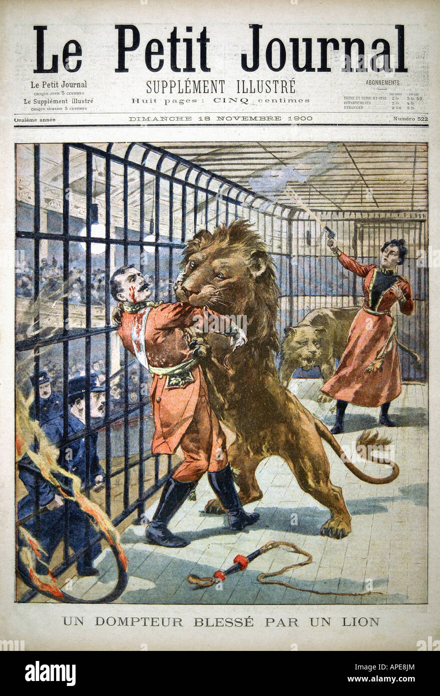 Lion tamer historic hi-res stock photography and images - Alamy