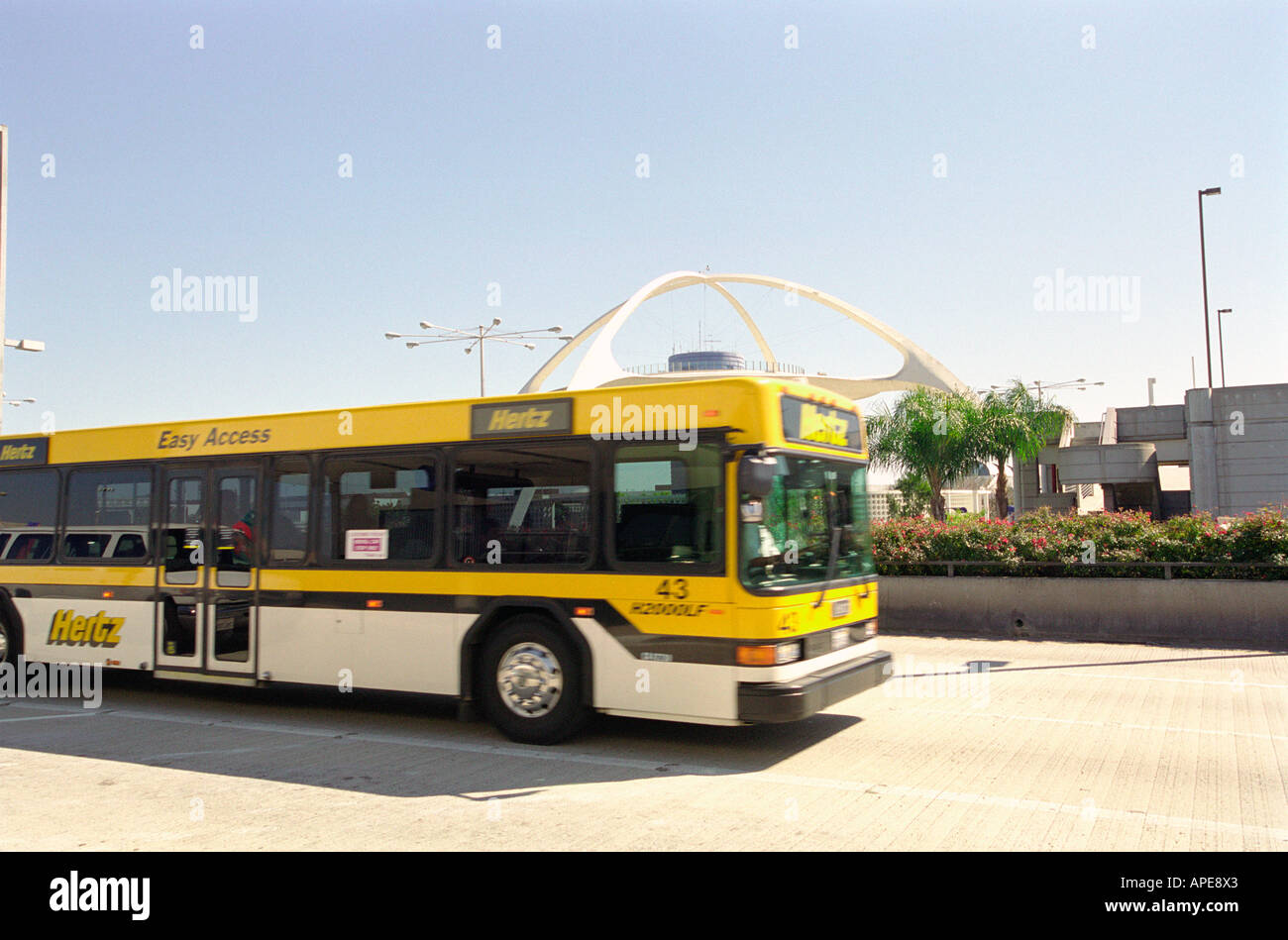 Lax airport bus hi-res stock photography and images - Alamy