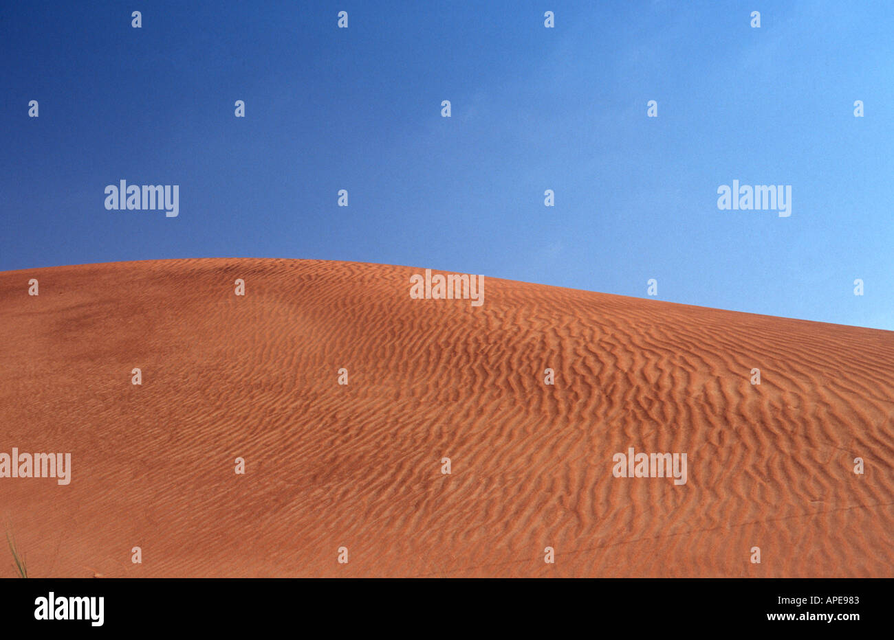 UAE Sand Dunes Stock Photo - Alamy